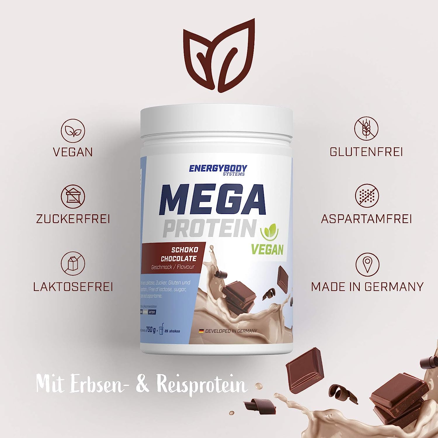 Mega Protein Vegan - Premium Sportsfood - Energybody