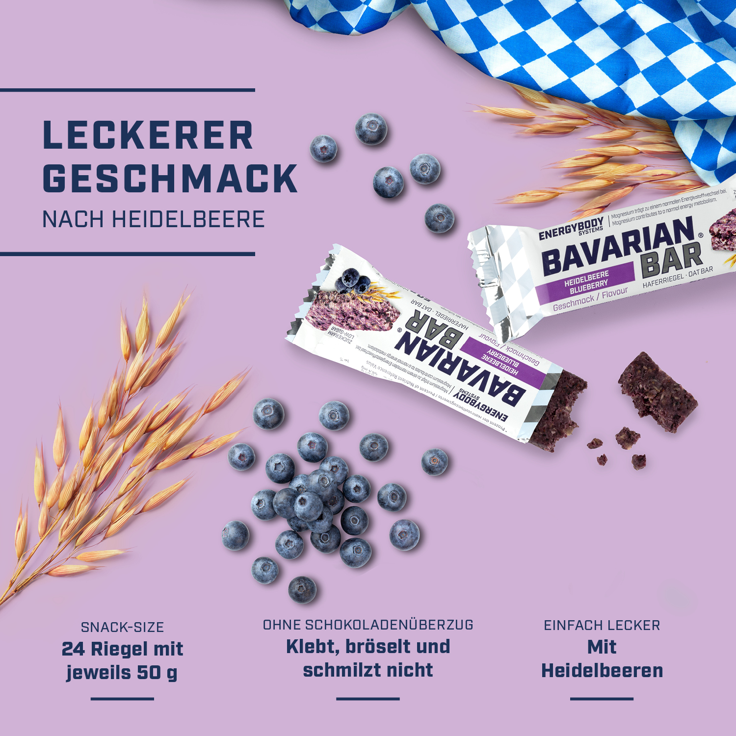 BAVARIAN BAR: Your power bar with oats - Energybody
